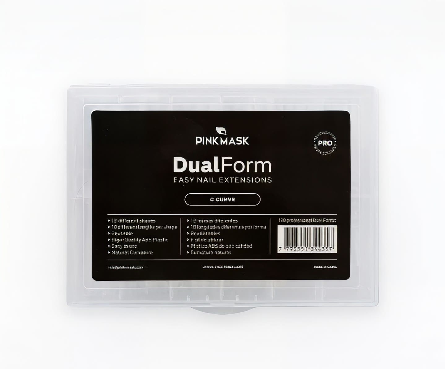 Tips Dual System para Polygel Pink Mask – LEMAVIC